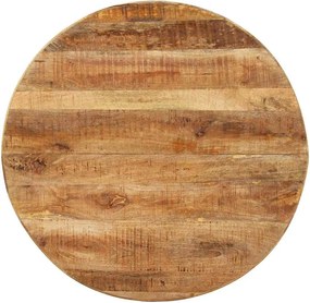 vidaxXL Jídelní stůl kulatý 100 x 100 x 75 cm hrubé mangovníkové dřevo 321681