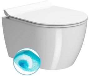 GSI PURA SHORT závěsná WC mísa, Swirlflush, 35x46 cm, bílá ExtraGlaze 880211