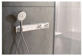 Hansgrohe RainSelect, baterie pod omítku na 4 spotřebiče, bílá/chromová, 15357400