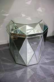 Zrcadlový konferenční stolek Diamante 60cm 55cm