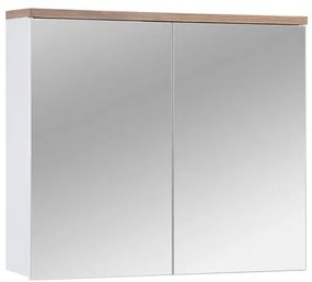 Koupelnová zrcadlová skříňka BALI WHITE 2D 60 cm