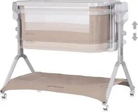 CHIPOLINO Postýlka elektrická Electra Cashmere / 3v1 postýlka a ohrádk