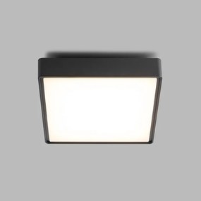 LED2 5200254 Solo A, antracitové venkovní čtvercové svítidlo se senzorem, 16W LED 3000K/4000K/6000K, 30x30cm, IP65