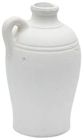 OnaDnes -20% Bílá terakotová váza Kave Home Palafrugell 30 cm