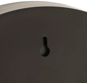 Černé kovové závěsné zrcadlo J-line Codra 30 cm
