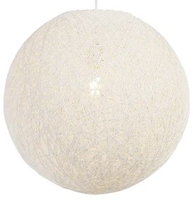 Venkovská závěsná lampa bílá 45 cm - Corda