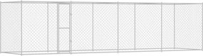 Klec pro psa Stříbrná 800 x 200 x 200 cm Pozinkovaná ocel 3368311