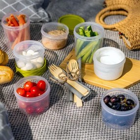 TESCOMA Dvoudílná dóza na potraviny 4FOOD, 500/350 ml