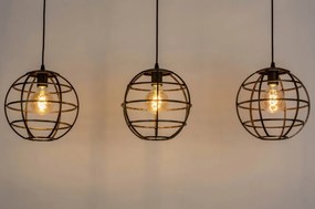Závěsné designové svítidlo nad stůl Auron Industry Trio