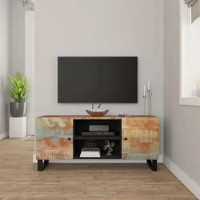 TV skříňka 105 x 33 x 46 cm masivní recyklované dřevo - Default Title