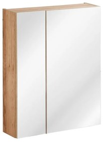 Koupelnová skříňka KAPRI BÍLÁ 842 - závěsná zrcadlo 60