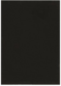 Koberce Breno Kusový koberec COLOR UNI Black, Černá, 60 x 100 cm