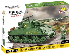 Cobi 2276 II WW Sherman IC Firefly Hybrid, 1:35, 600 kostek