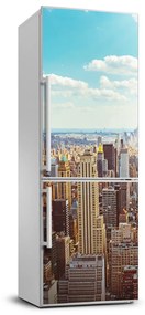 Wallmuralia Tapeta nálepka na ledničku New York z ptačího pohledu 60x180 cm