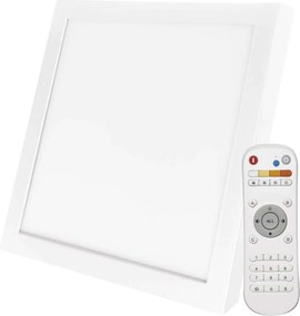 EMOS CCT přisazený LED panel 300x300mm s dálkovým ovládáním ZM5171