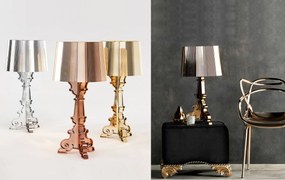 Kartell - Stolní lampa Bourgie Metal - tyrkysová