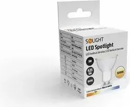 Solight WZ316A LED žárovka 5W / LED / GU10 / 3000K / 425lm / teplá bíl