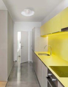Moderní stropní svítidlo Sens světlá šedá