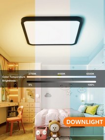 Immax NEO LITE TUDO Smart stropní svítidlo RGB podsvícení 40cm 50W Tuya WiFi Beacon černá