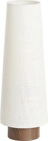 Krémová kovová stolní lampa s textilním stínidlem (výška 42 cm) Howie – Light &amp; Living