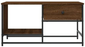 Konferenční stolek hnědý dub 85,5 x 51 x 45 kompozitní dřevo - Default Title