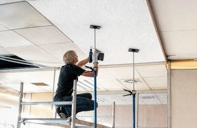 Monzana Rozpěra zárubní sada 2 ks modrý 115-290cm