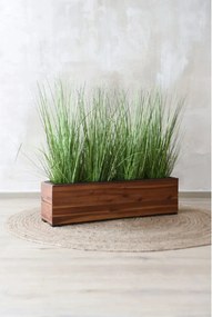 Dřevěný truhlík KAJIX, dřevo, šířka 82 cm, hnědý