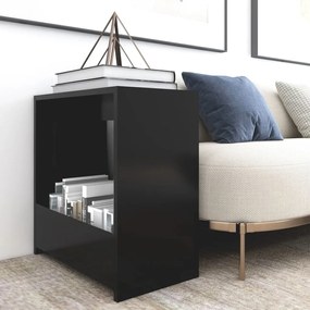 vidaXL Odkládací stolek 50 x 26 x 50 cm kompozitní dřevo [806695] Barva: Černá