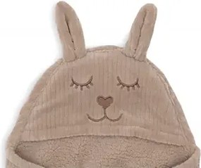 Jollein Zavinovačka králíček Cloudy Rib Milky Coffee / od 0 měsíců (0-