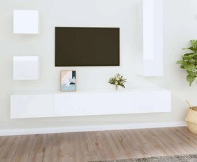 vidaXL 5dílný set TV skříněk kompozitní dřevo [3114446] Barva: šedá sonoma
