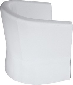Potah na křeslo IKEA Ektorp Tullsta barva bílá látka pletený vzor