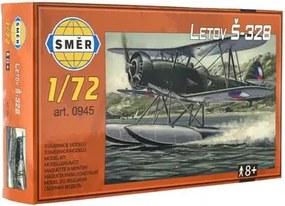 SMĚR Plastikový model Letov Š-328 / 19x14,4 cm / od 8 let