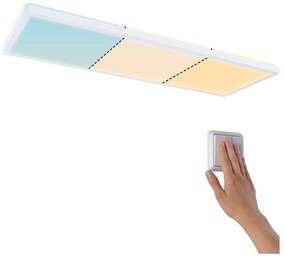 Paulmann 79927 Atria Shine, bílé stropní svítidlo s korónou s funkcí White Switch 22W LED 3000/4000/6500K, 58x20cm