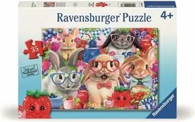 Ravensburger Puzzle: Zajíčci a lesní ovoce / 35 dílků / od 3 let