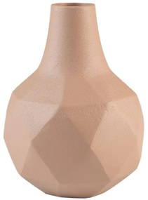OnaDnes -20% Růžová kovová váza ZUIVER BLOOM 16 cm