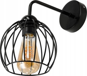 Nástěnná lampa 1x E27 LOFT edison LED nad zrcadlem drátěná koule
