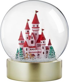 CASTLE Sněhová koule svítící zámek 20 cm