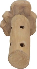 Stojan na víno na 8 lahví 40 x 30 x 80 cm masivní teakové dřevo 288812
