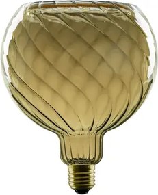 SEGULA LED Globe 150 Floating Twisted Smokey šedá / LED žárovka / E27