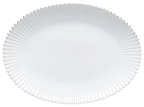 Bílý servírovací talíř z kameniny 37x51 cm Pearl – Costa Nova