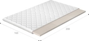 Topper Latex 160x200 Hypoalergenní potah