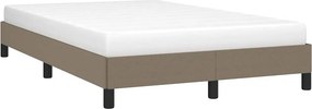 Rám postele bez matrací taupe 120x190 cm textil 3269609