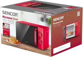 SENCOR SMW 1920RD červená / mikrovlnná trouba / 700W / 20L