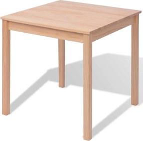 Pětidílný jídelní set z borového dřeva