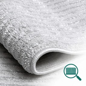 Angel Carpet, Kusový koberec Zafiro 19 Grey, 160x230, šedá, kancelář