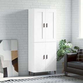 Skříň highboard bílá 69,5 x 34 x 180 cm kompozitní dřevo 3199569