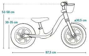Lionelo - Odrážedlo ALEX PLUS zelená