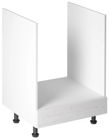 Spodní skříňka na vestavěné spotřebiče D60ZK, bílá, PROVANCE