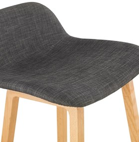 Kokoon Design Barová židle Trapu Mini Barva: světle šedá/přírodní BS02720LGNA