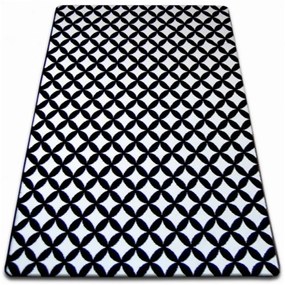 Kusový koberec Karo černý 120x170cm
